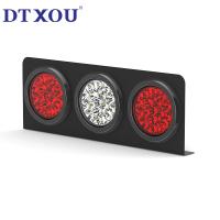 China 12v 24v Leds 6 Inch Round 3 In 1 Led Three Lens Combination Tail Light For Van 8155142170 for sale