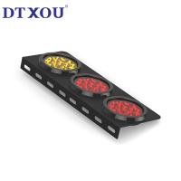 China 12v 24v Leds 6 Inch Round 3 In 1 Led Three Lens Combination Tail Light For Van 8155142170 for sale