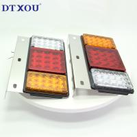 China 2023 New 12v 24v 4-inch square three in one truck trailer combination taillights for sale