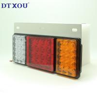 China 2023 New 12v 24v 4-inch square three in one truck trailer combination taillights for sale
