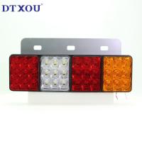 China Easy Installation 12v 24v Leds Amber Red Blue White Color Iron Plate Trucks/trailer Side Marker & Down Corner Light for sale