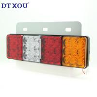 China Easy Installation 12v 24v Leds Amber Red Blue White Color Iron Plate Trucks/trailer Side Marker & Down Corner Light for sale