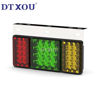 China Waterproof and 12v 24v Led Stop Turn Back Reverse Fog Light for Universal Car Fitment for sale