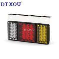 China Waterproof and 12v 24v Led Stop Turn Back Reverse Fog Light for Universal Car Fitment for sale