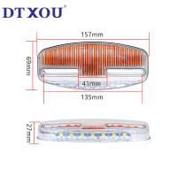 China LED 12v 24V Amber Red Blue White Car Warning Light Side Flasher Emergency Clearance Light for sale