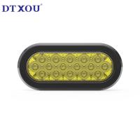 China Universal 6 inch 5 Colors Led 12v 24v Truck Trailer Car Warning Lights for All Trucks for sale
