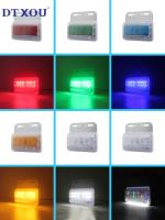 China 12-24v Waterproof Truck Lamp Five-color Optional Warning Led Side Marker Lights With three Wires for sale
