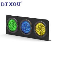 China Newest Design  Leds 12v 24v Three Lens Combination Turn Indicator Stop Reversing Light Rear Lamp For Trucks Trailers for sale