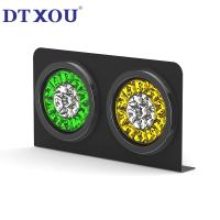 China Waterproof 24V 12V LED Truck Trailer Tail Light Parking Turn Tail Light 4-inch 2-hole Combination Tail Light Bracket for sale