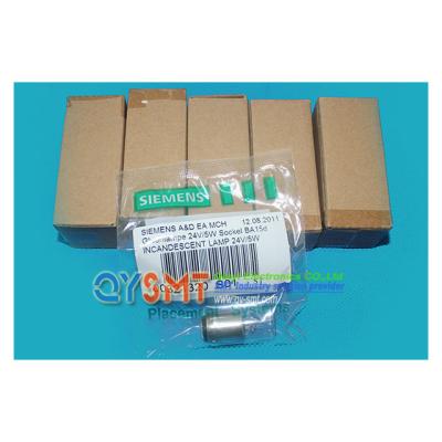 China SMT spare parts   Original  New SIEMENS INCANDESCENT LAMP 24V 5W 00321320 S01 for sale