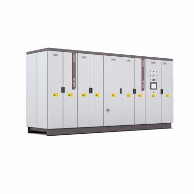 China Modular Design Variable Frequency Drives 45Hz-66Hz IP54 30MWA(single), 60MVA(parallel) for sale