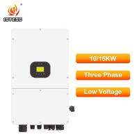 China MPPT Pure Sine Wave On/Off Grid Hybrid Solar Inverter IP66 Three Phase 40V-60V 10kw 15kw Dual Output for sale