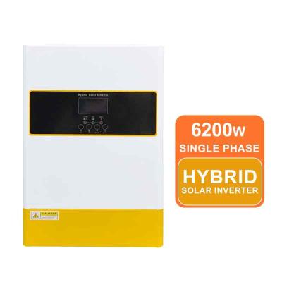 China 6.2KW Hybrid Solar Inverter 48V MPPT Pure Sine Wave for sale