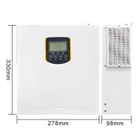 China 2.5KW 24V Single Phase Hybrid Solar Inverter Pure Sine Wave MPPT With Lithium Support for sale