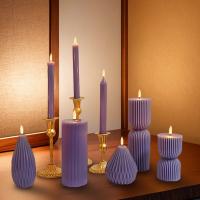 China Custom LED Flameless Candle with Timer 2-8 Hours Battery Operated for Events for sale