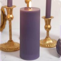 China Custom LED Flameless Candle with Timer 2-8 Hours Battery Operated for Events for sale