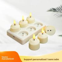 China Wholesale Battery Operated Votive Candles 4x5.8cm Flickering Flameless LED Tea Lights Remote Control for sale