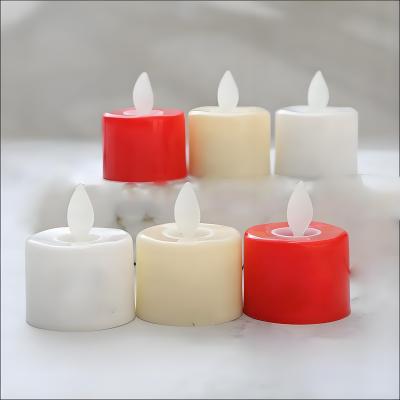 China Unscented LED Tea Light Candles 8 Hour Battery Operated Flameless Mini D3.7xH4.8cm for sale
