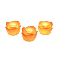China Red Flameless LED Tea Light Candles 4.8x4.5cm Battery Operated 6/12/24pcs for sale