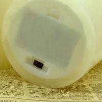 China Wholesale White Flameless LED Taper Candles 3 Piece Set Paraffin Wax Battery Operated 7.5cm Diameter for sale