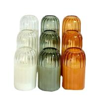China Premium Flameless LED Candle in Glass Jar with Remote Control 7.5cm Diameter 10-15cm Height for sale
