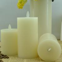 China Real Wax LED Candle Set of 9 with 10-Key Remote Control D7.5xH10-15cm Battery Operated for sale