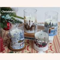 China Plastic Battery Operated LED Christmas Candles with Remote Control 7.5cm Diameter 10cm 12.5cm 15cm Height for sale