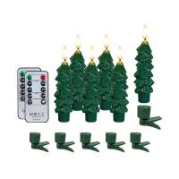 China Remote Control LED Taper Candles 13cm Battery Operated Paraffin Wax Christmas Decoration for sale