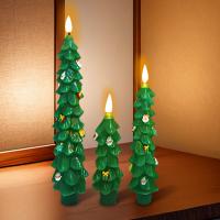 China Eco Friendly Christmas Tree LED Candles with Remote Control 5 Inch 7 Inch 9.5 Inch for sale
