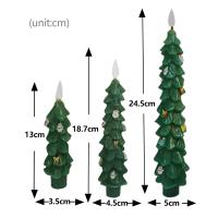 China Eco Friendly Christmas Tree LED Candles with Remote Control 5 Inch 7 Inch 9.5 Inch for sale