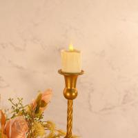 China Rechargeable USB Electric Tealight Candle with Remote Control 3D Real Flame Flickering for Wedding Halloween Decoration for sale