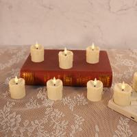 China Rechargeable USB Electric Tealight Candle with Remote Control 3D Real Flame Flickering for Wedding Halloween Decoration for sale
