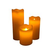 China Extra Large Flameless LED Pillar Candles 6 to 39 Inch Height 8 Inch Diameter Battery Operated Remote Timer for sale