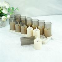 China Rechargeable 12-Pack Flickering Flameless LED Tea Lights 200+ Hours Battery Operated Candles for Wedding Centerpiece Decor for sale