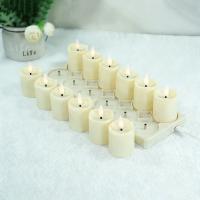 China Rechargeable 12-Pack Flickering Flameless LED Tea Lights 200+ Hours Battery Operated Candles for Wedding Centerpiece Decor for sale