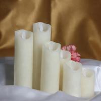 China Wholesale Real Wax Pillar LED Candles Battery Operated with Remote 24H Timer 4-9 Inch for sale