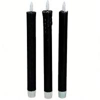 China Wholesale Flameless Ivory Taper Candles 9.64 Inch Real Wax LED with Remote Timer Flickering Battery Operated 3D Wick Pack of 6 for sale