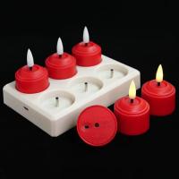 China Wholesale Rechargeable 12-150 Pack Flameless LED Tea Lights Candles Battery Operated Fake Tealight for Wedding Home Decor for sale