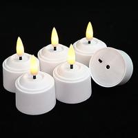 China Wholesale Rechargeable 12-150 Pack Flameless LED Tea Lights Candles Battery Operated Fake Tealight for Wedding Home Decor for sale