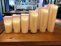China Wholesale Rechargeable LED Flameless Candles with Charging Station 3 Pack Remote Timer Real Wax Flickering for Home Decor for sale