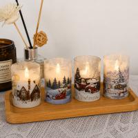China Remote Control Flameless LED Candles 3x4 5 6 Inch Acrylic Shell Timer Holiday Decor for sale