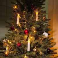 China Remote Control Clip On Candles with Timer Function and Detachable Clip Design for Christmas Tree Decor for sale