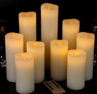 China Outdoor Waterproof LED Candles with Remote Control and Timer Function for Indoor and Outdoor Decoration for sale