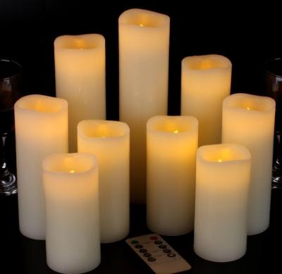 China Outdoor Waterproof LED Candles with Remote Control and Timer Function for Indoor and Outdoor Decoration for sale