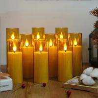 China Customized Battery Operated LED Candle with Remote Control, Timer Function, and Realistic 3D Flame Effect for Weddings for sale