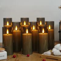 China Customized Battery Operated LED Candle with Remote Control, Timer Function, and Realistic 3D Flame Effect for Weddings for sale