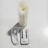 China Rechargeable Flameless LED Candle with Remote Control and Timer Function for Home Decoration for sale