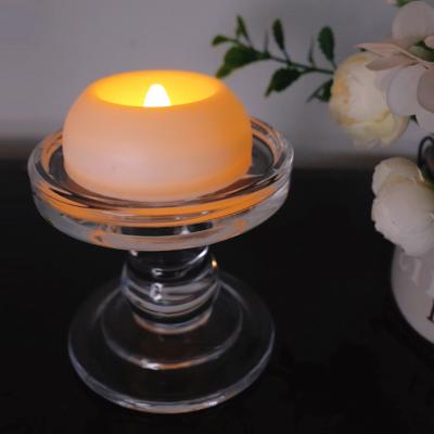 China Waterproof Floating LED Tea Light with Flickering LED and Battery Operated for Pool Wedding Decor for sale
