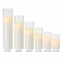 China Remote Control LED Pillar Candles with Timer Function and Realistic Flickering Flameless Candles for sale