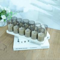 China Wholesale Mini Plastic Rechargeable Remote Control Tealight LED Candle with Timer Function for Wedding Decor for sale